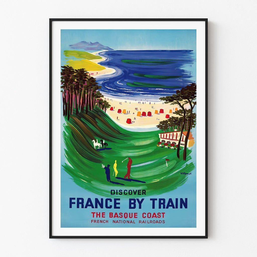 Affiche Pays Basque Vintage – Artem Legrand