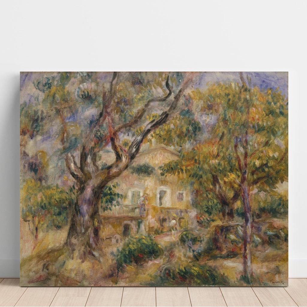 Art print painting | The Collettes Farm, Cagnes - Pierre-Auguste ...