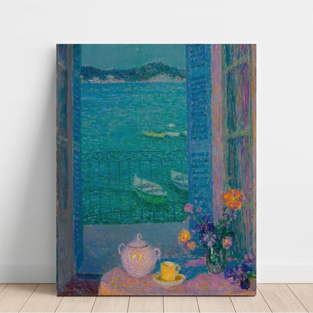 Art print painting | The Bouquet at the Window, Villefranche-sur-Mer ...