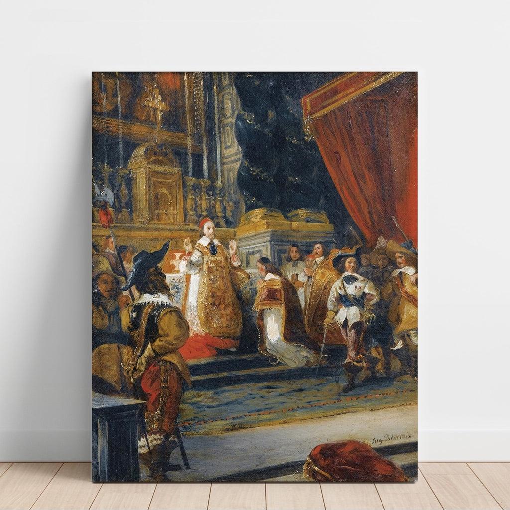Reproduction tableau | Le Cardinal de Richelieu Disant la Messe dans ...