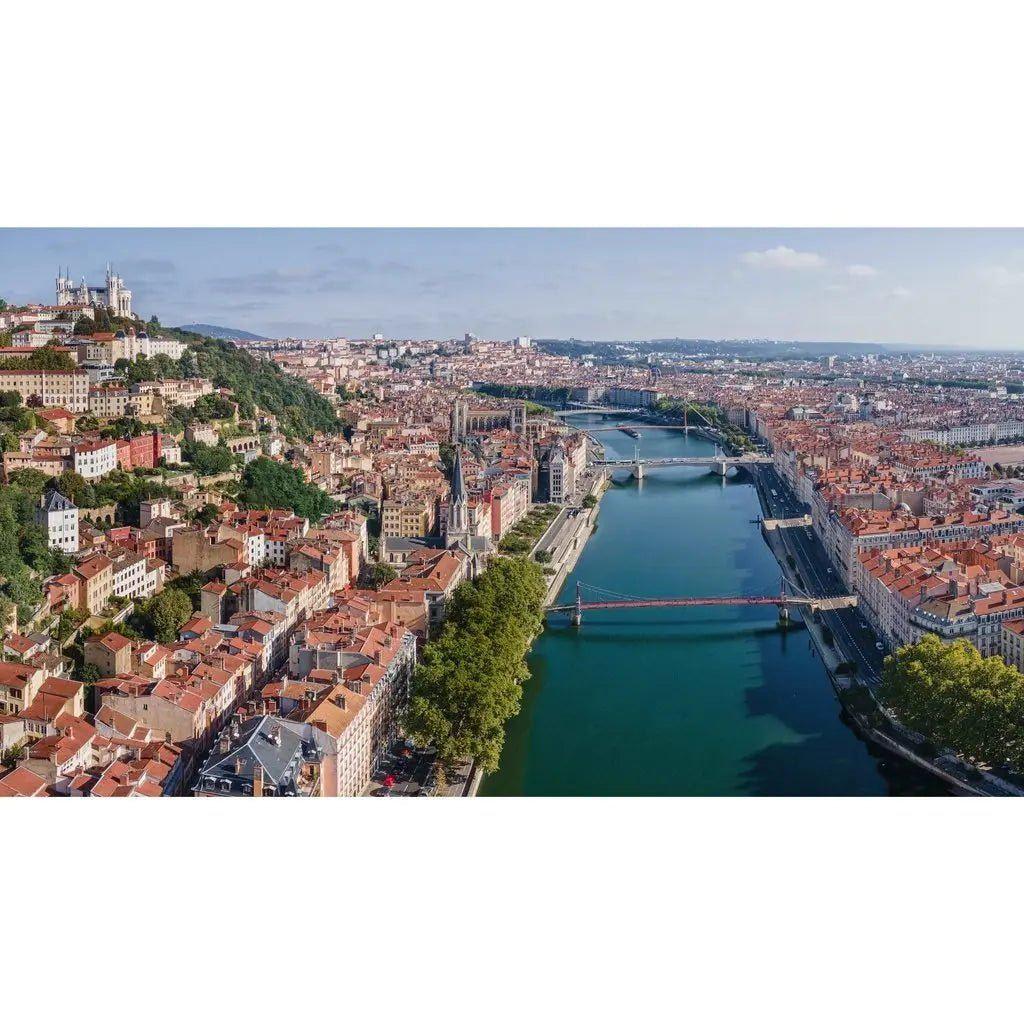 Tirage photo panoramique - Lyon vue du ciel - Artem Legrand
